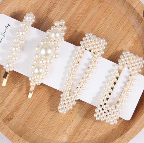 Hair | 6 Fashion Pear Hair Clips | Poshmark